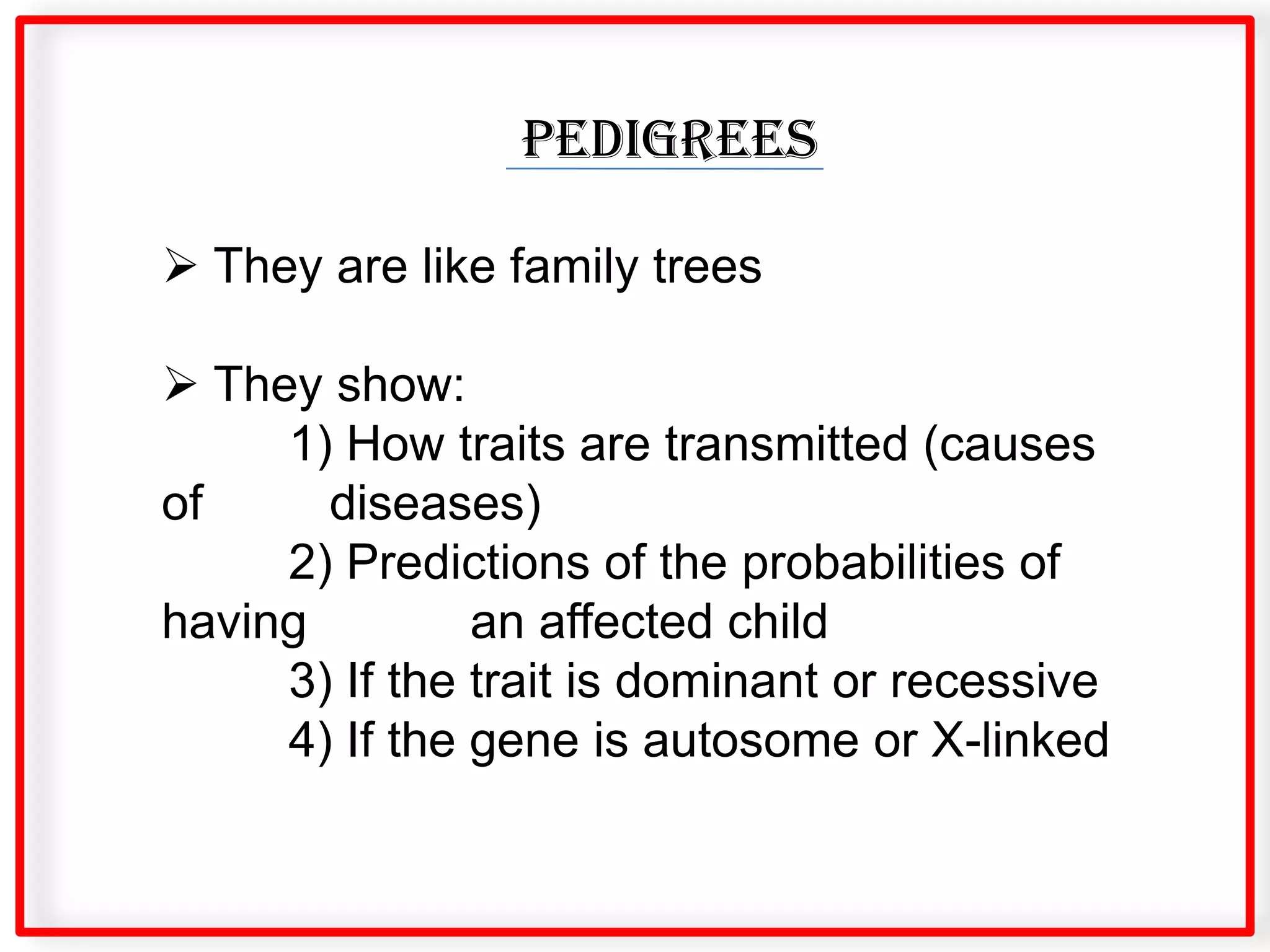 Pedigrees Slideshow | PPT