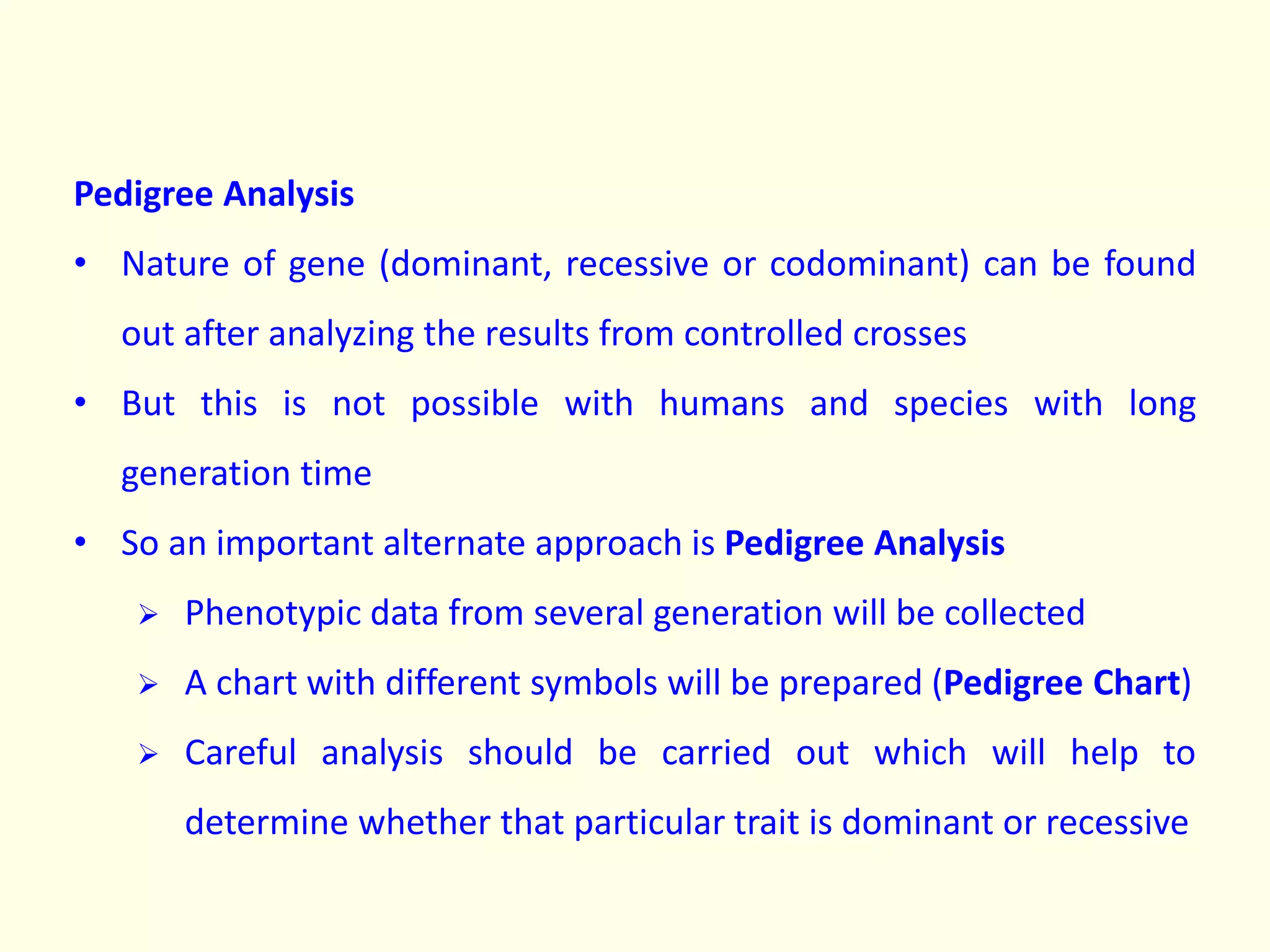 Pedigree Analysis | PPTX