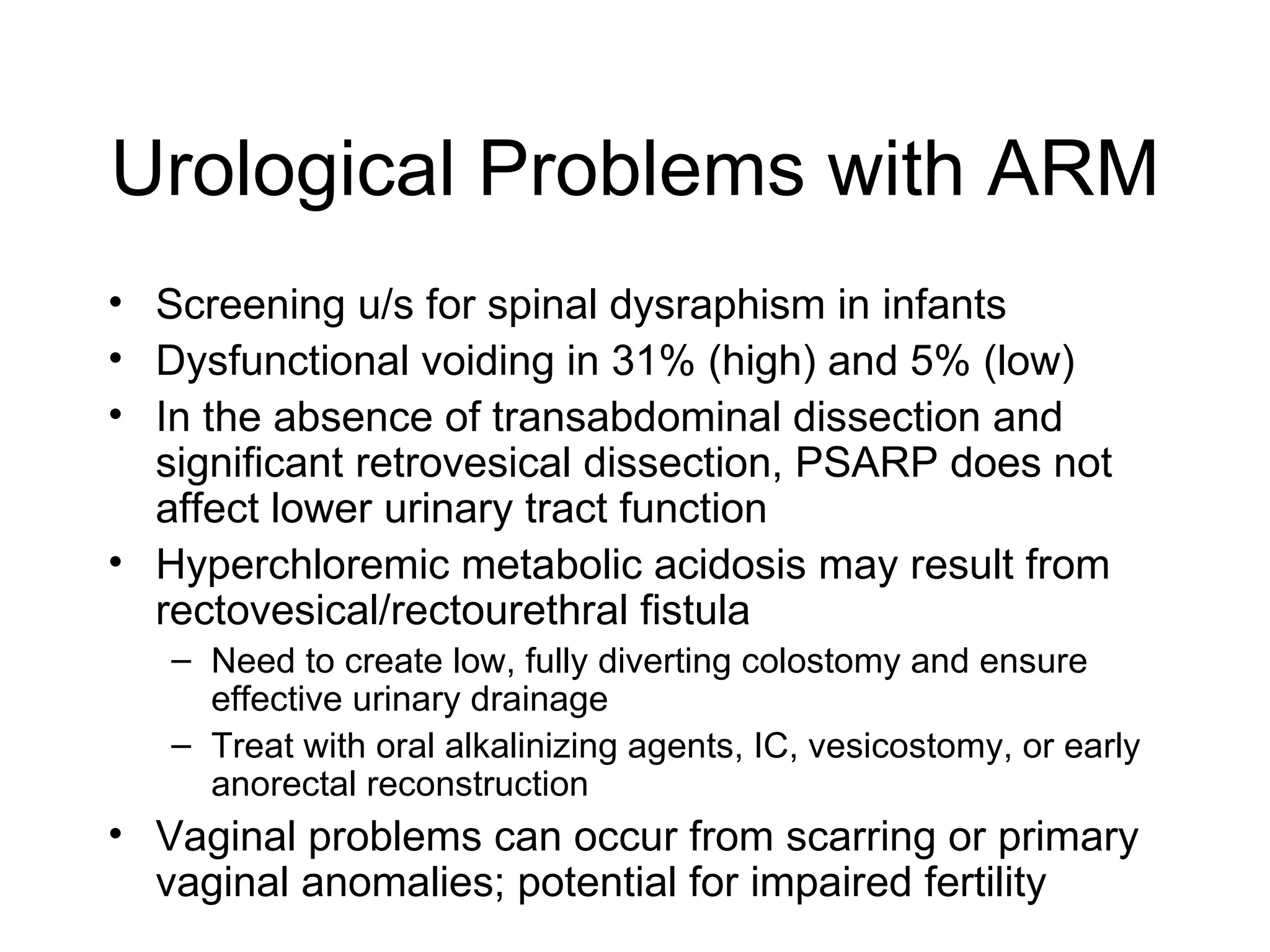 Pedi gu review anorectal malformations | PPT