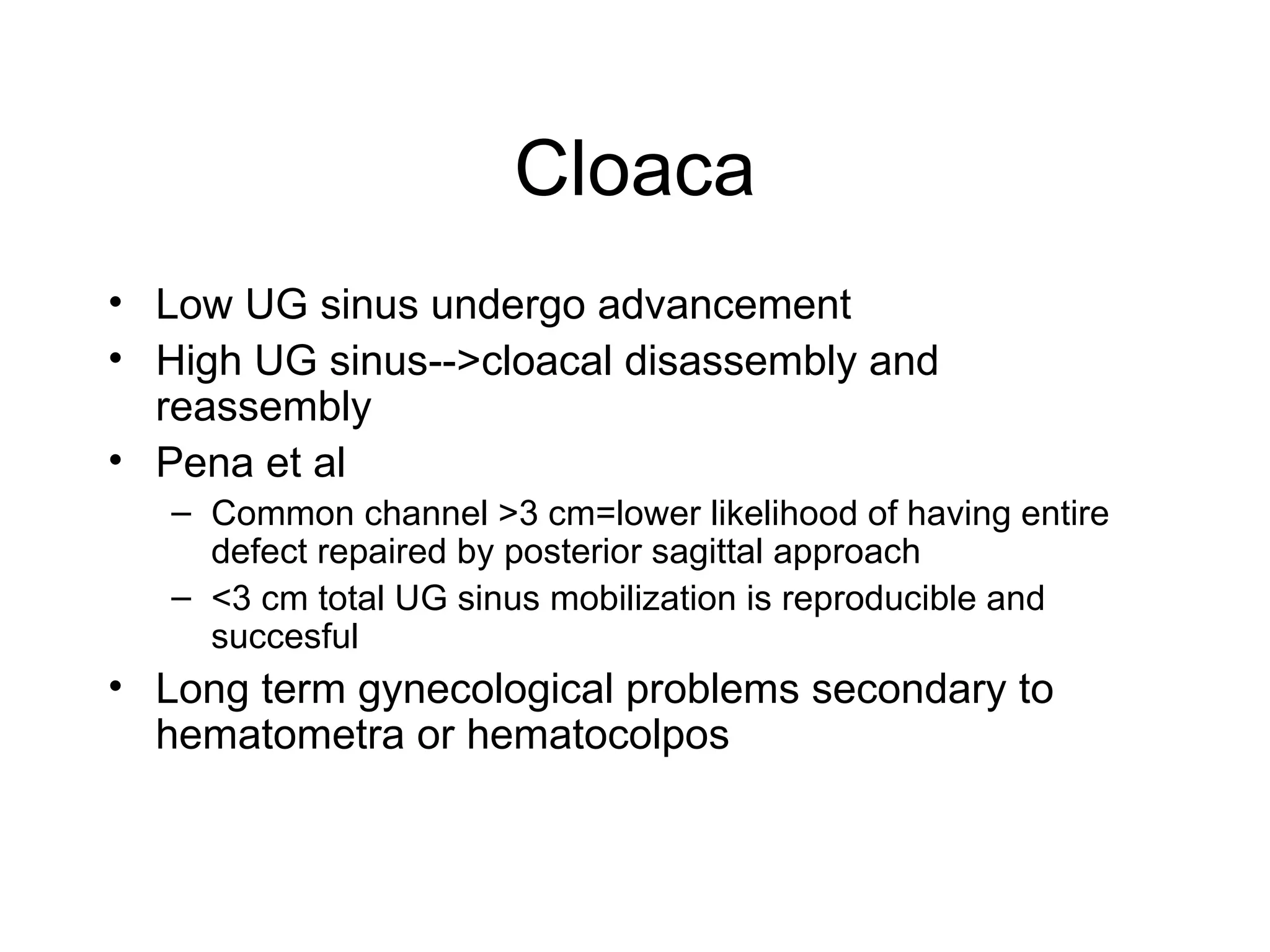 Pedi gu review anorectal malformations | PPT