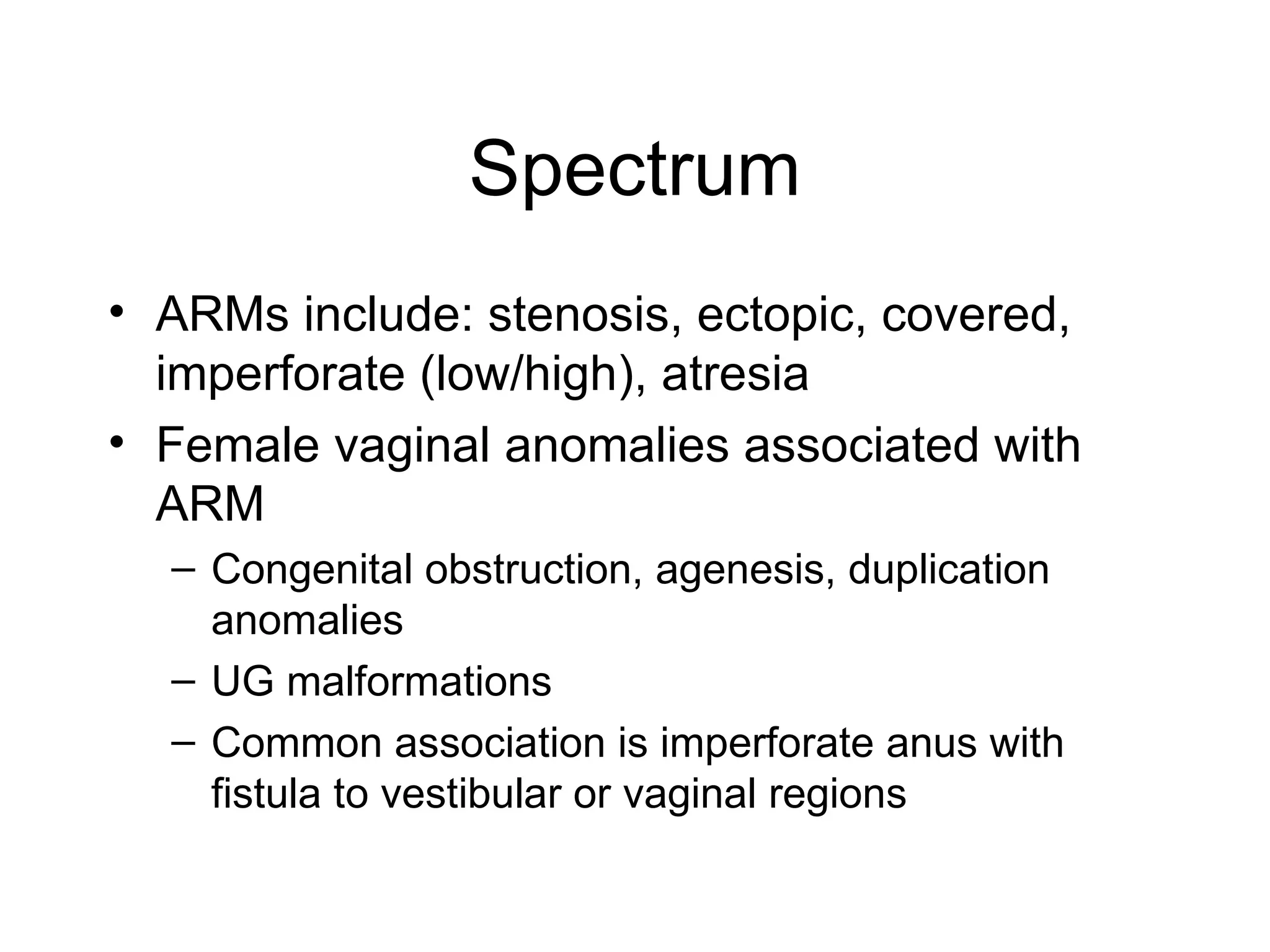 Pedi gu review anorectal malformations | PPT