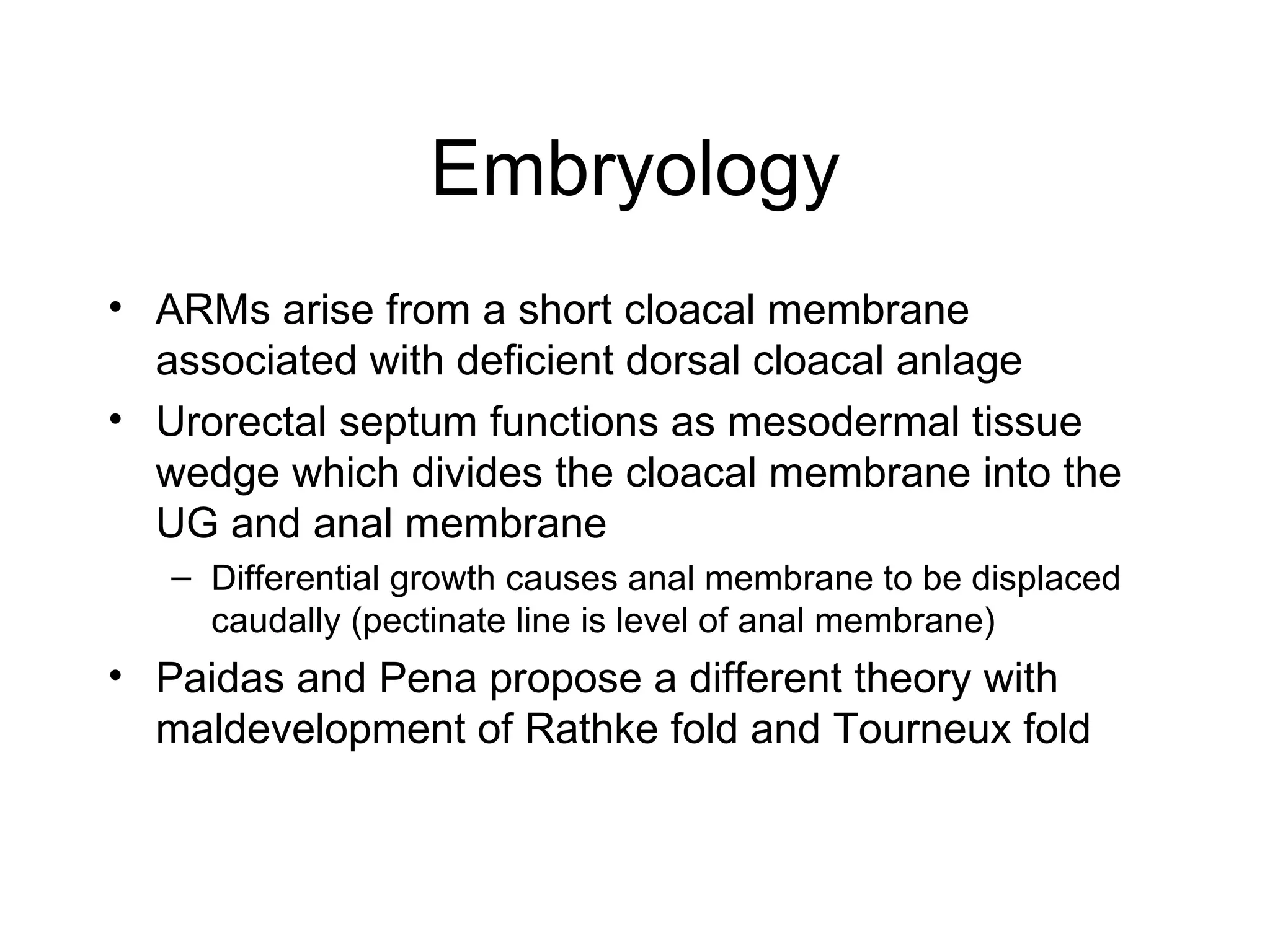 Pedi gu review anorectal malformations | PPT