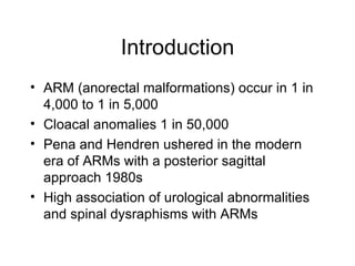 Pedi gu review anorectal malformations | PPT
