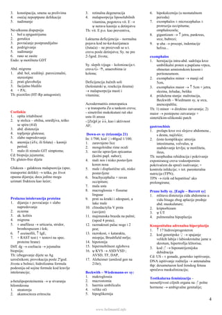 Pedijatrija sindromi | PDF
