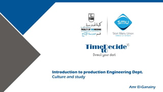 Introduction to Production Engineering Department | PPTX