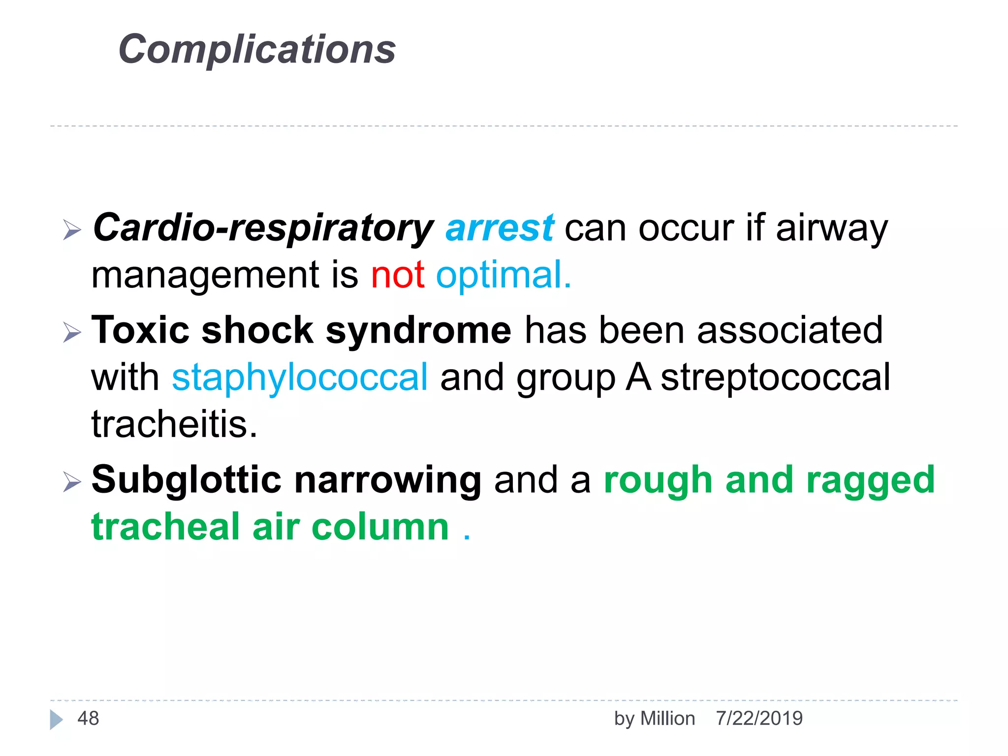 pediatric air way obstruction | PPTX