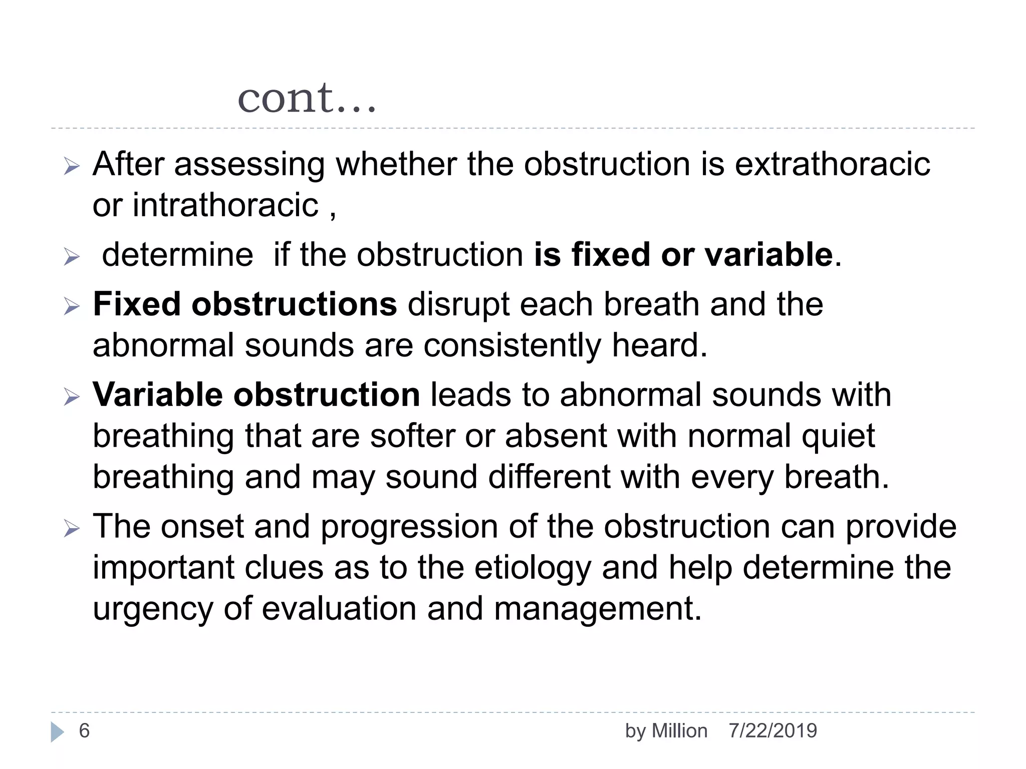 pediatric air way obstruction | PPTX