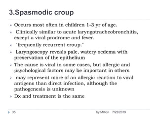 pediatric air way obstruction | PPTX