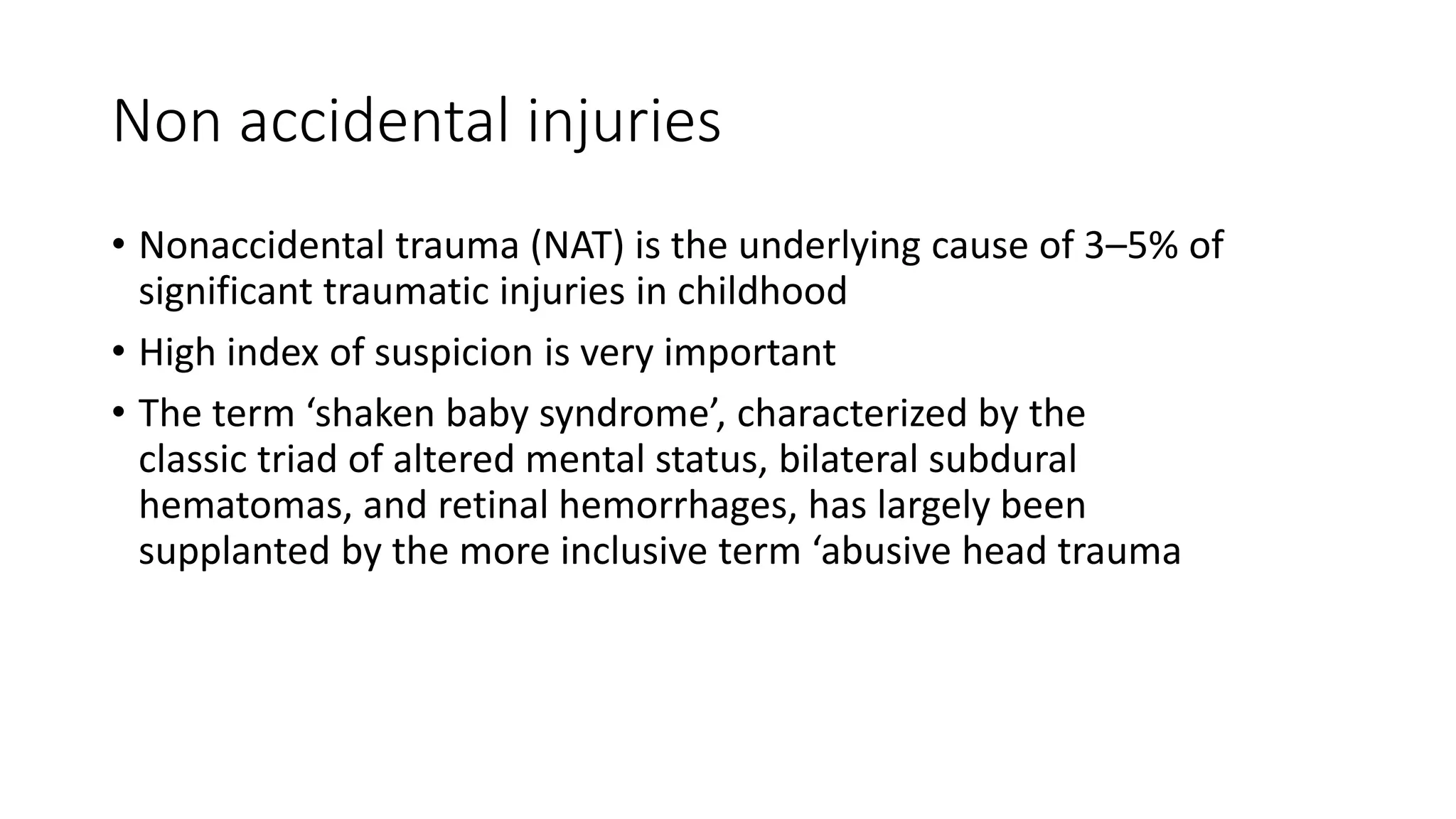 pediatric trauma early diagnosis, evaluation and management | PPTX