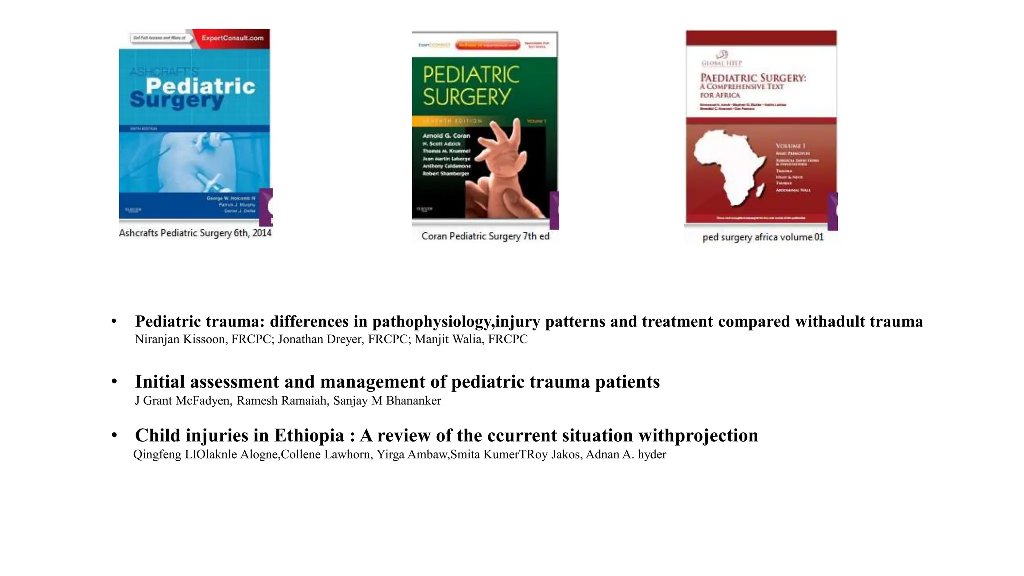 pediatric trauma early diagnosis, evaluation and management | PPTX