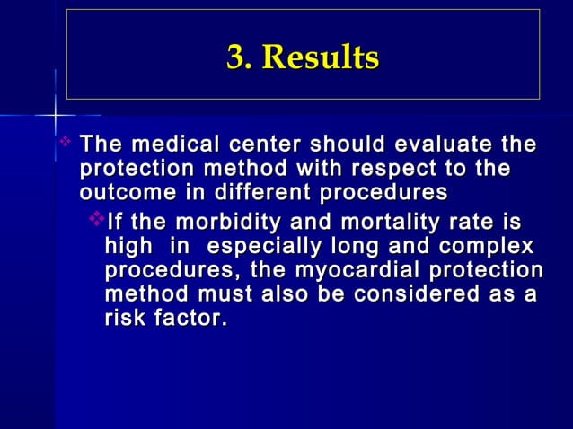 Myocardial Protection in Pediatric Cardiac Surgery | PPT