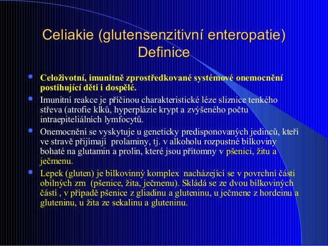 Celiakia Dieta