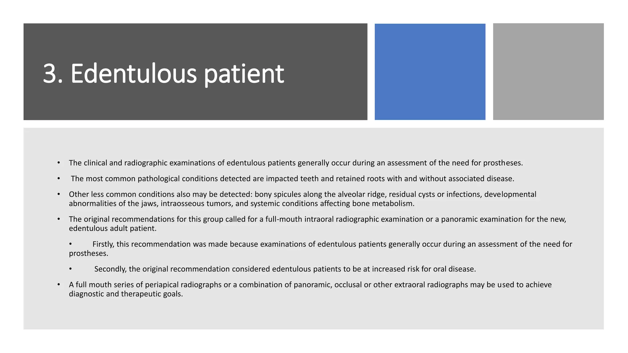 Guidelines for dental radiographs for pediatric and adolescent | PPTX
