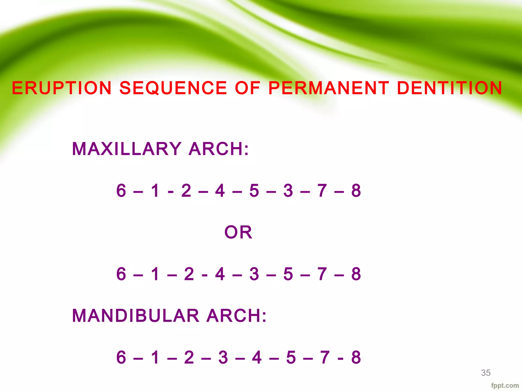 clinical features of mixed dentition period | PPT
