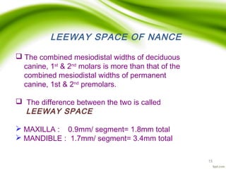 clinical features of mixed dentition period | PPT