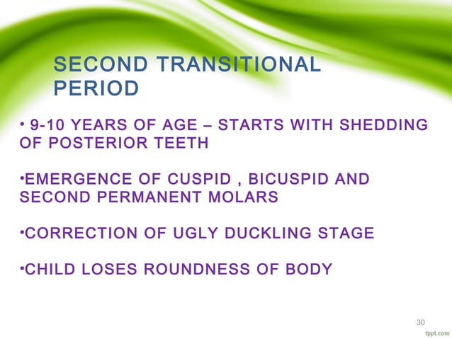 clinical features of mixed dentition period | PPT