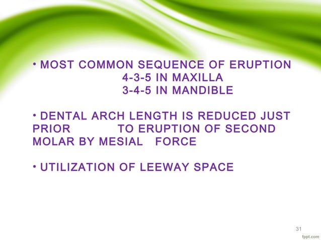 clinical features of mixed dentition period | PPT