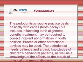 Pedodontics | PPT