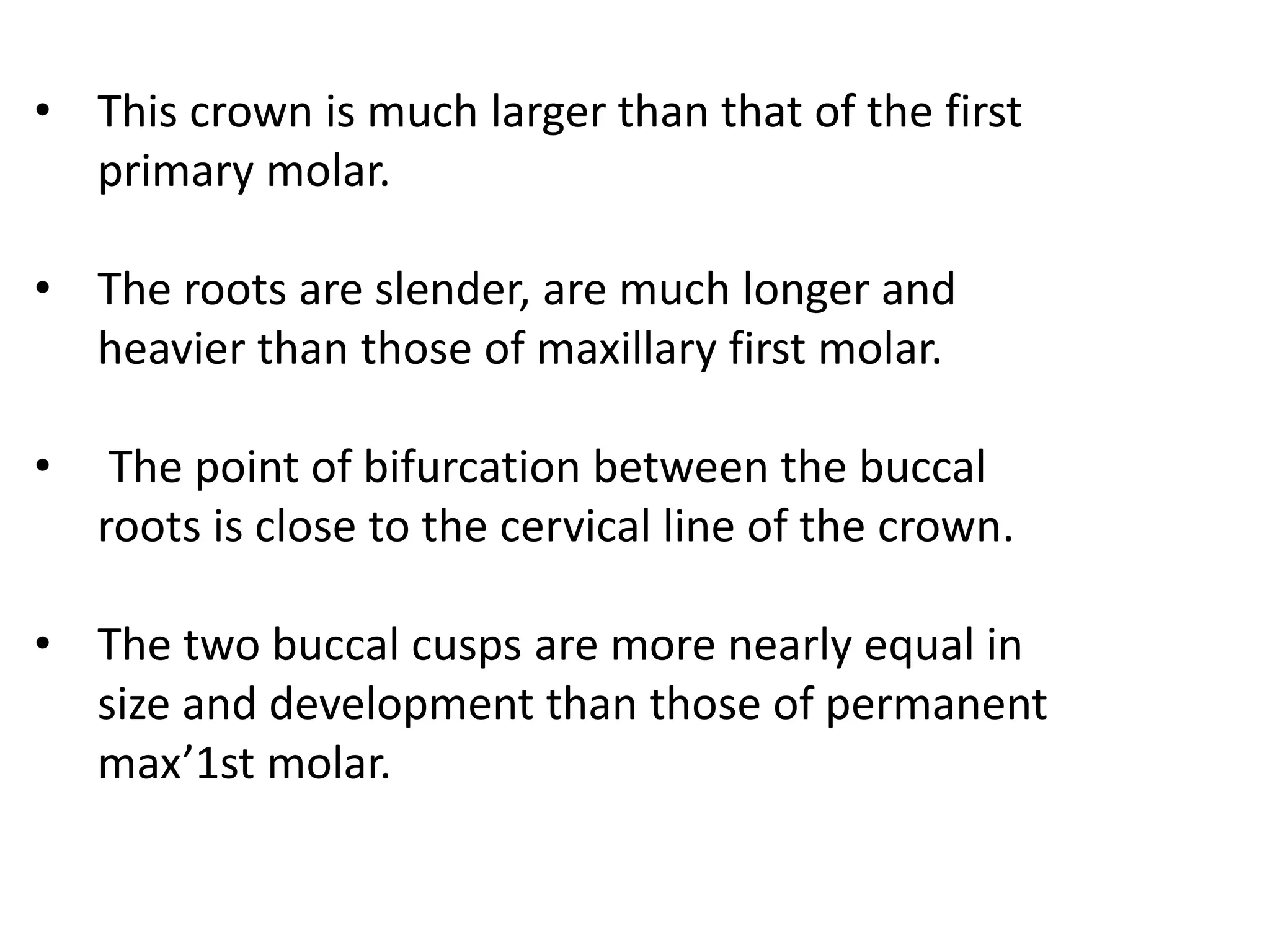 DENTAL ANATOMY OF PRIMARY MAXILLARY AND MANDIBULAR 2ND MOLAR . | PDF