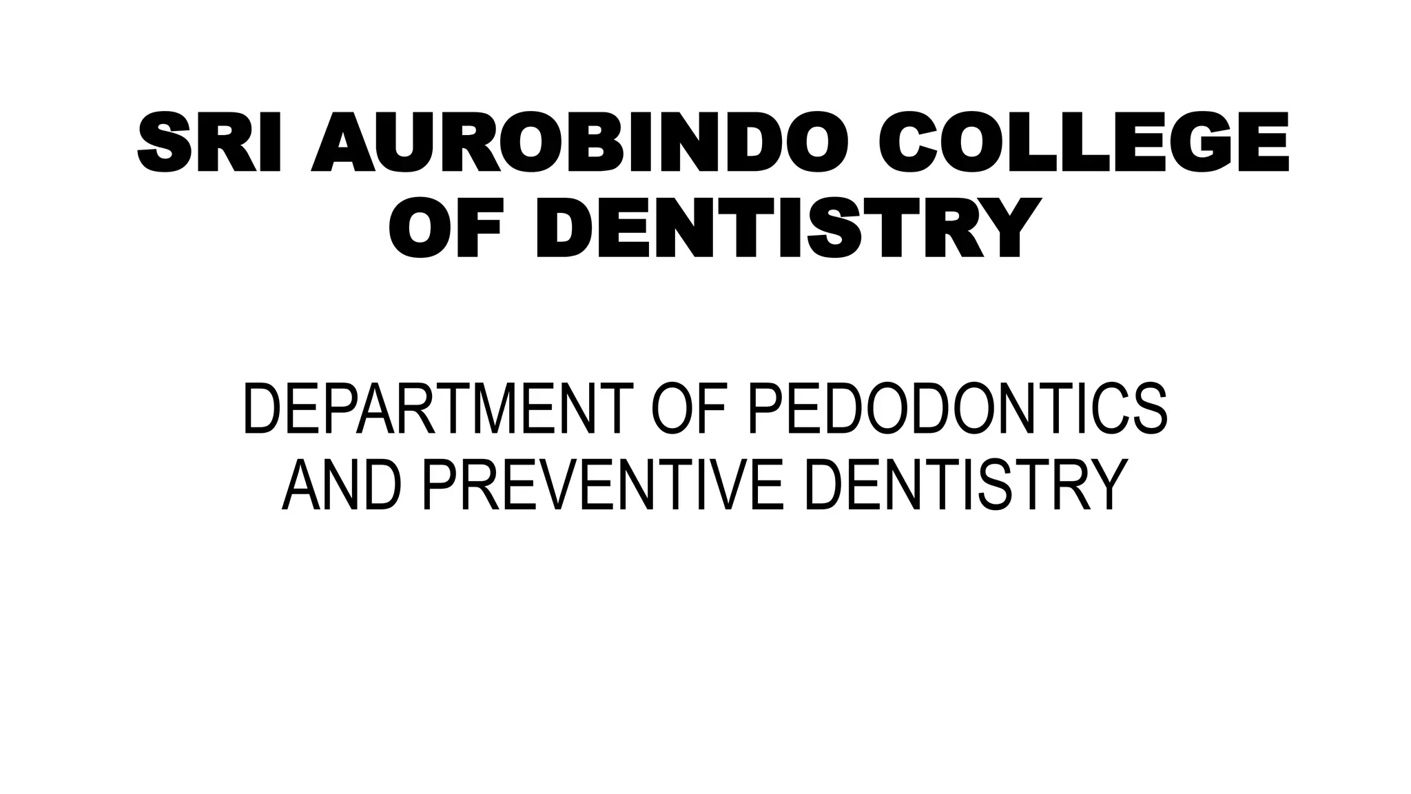 Pedodontic treatment triangle | PPTX