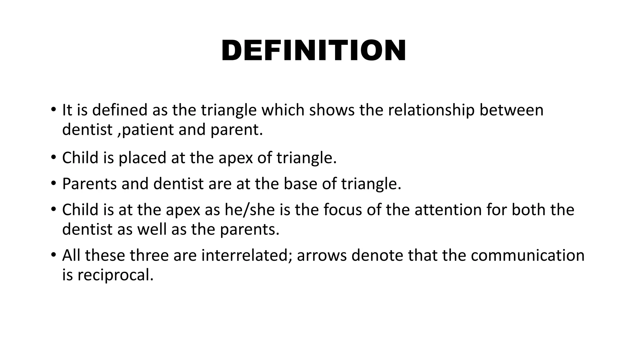 Pedodontic treatment triangle | PPTX
