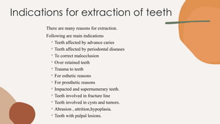 paedodontic extraction of teeth presentation | PPTX