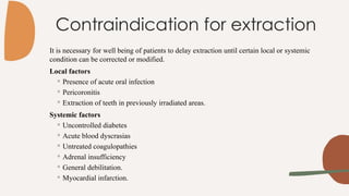 paedodontic extraction of teeth presentation | PPTX
