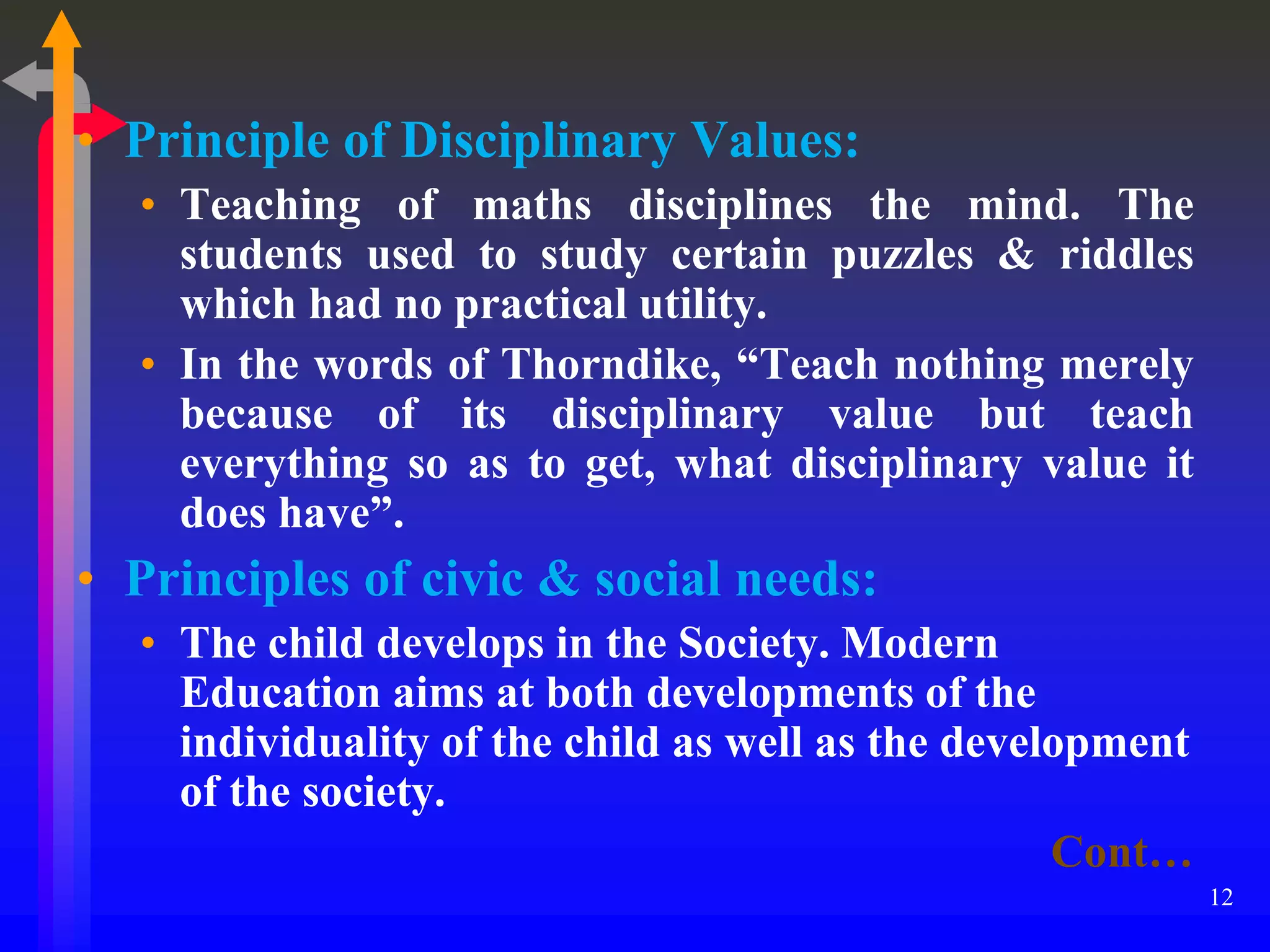 Pedagogy of Mathematics-Mathematics Curriculum | PPSX