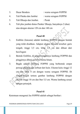 Pedoman Administrasi FOPPSI A5 | PDF