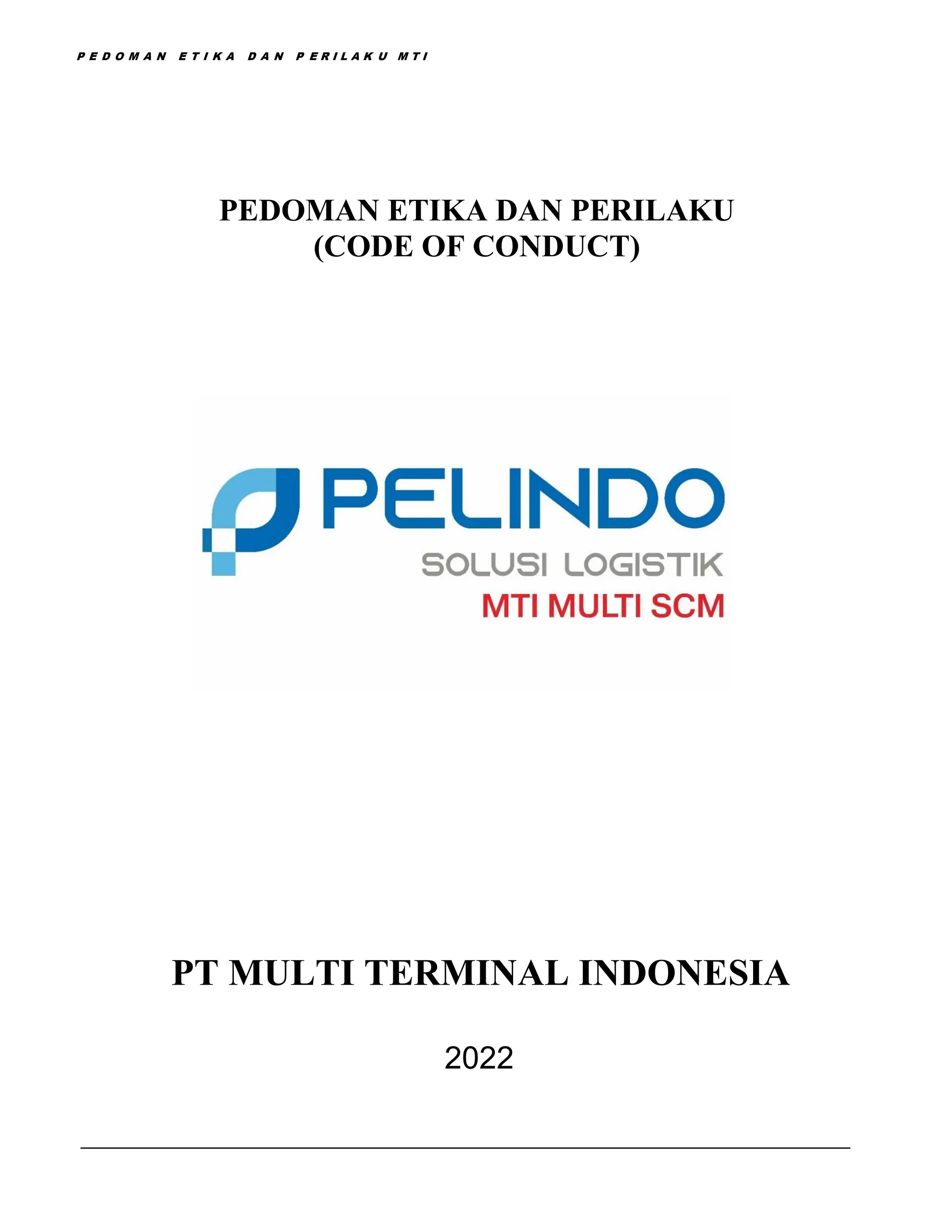 Pedoman etika dan perilaku terkait code of conduct | PDF