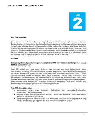 Pedoman etika dan perilaku terkait code of conduct | PDF