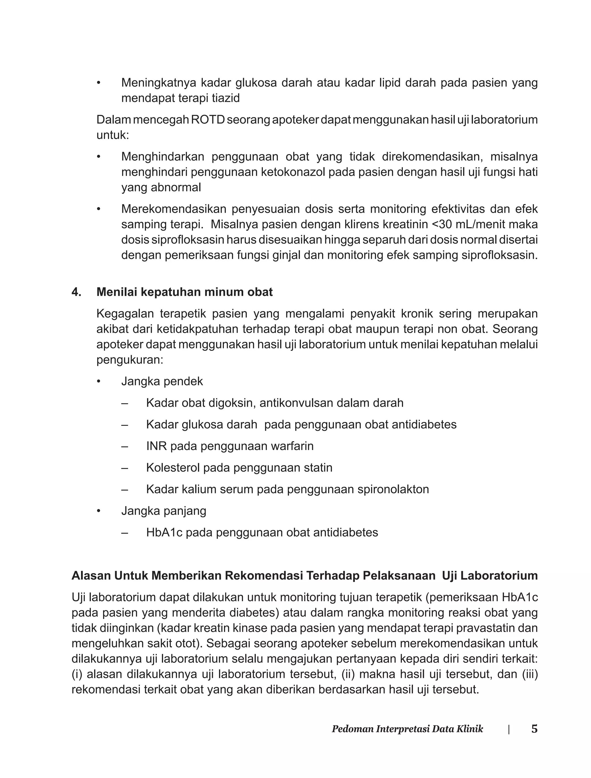 Pedoman interpretasi data klinik 2011 | PDF