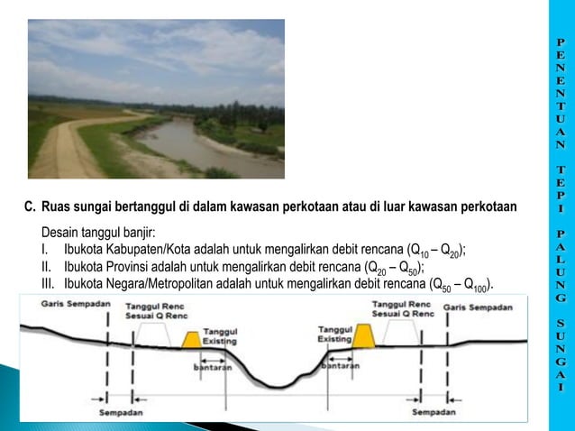 Pedoman kajian-penetapan-sempadan-sungai-dan-perijinan-pemanfaatan-sungai | PDF