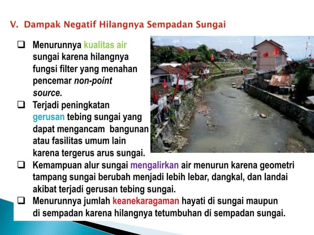 Pedoman kajian-penetapan-sempadan-sungai-dan-perijinan-pemanfaatan-sungai | PDF