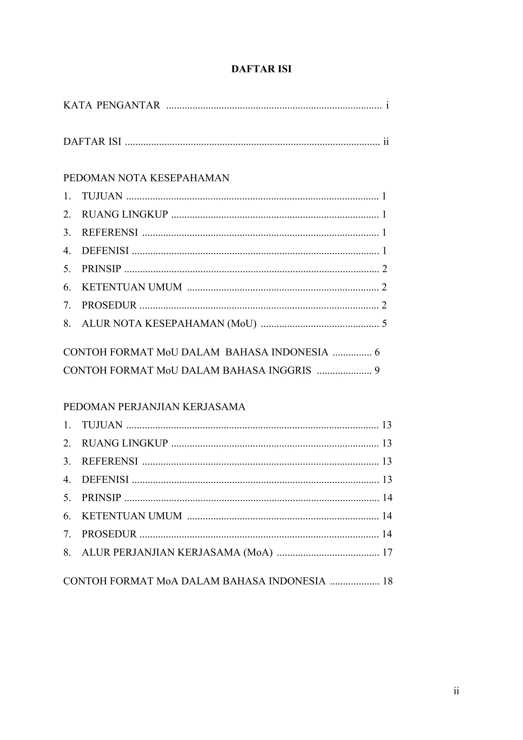 Pedoman nota-kesepahaman-bidang-kerjasama-fkip-uho | DOC