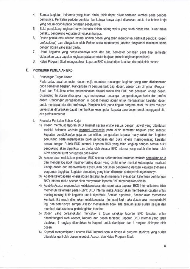 Pedoman penilaian-bkd-tahun-2019 | PDF