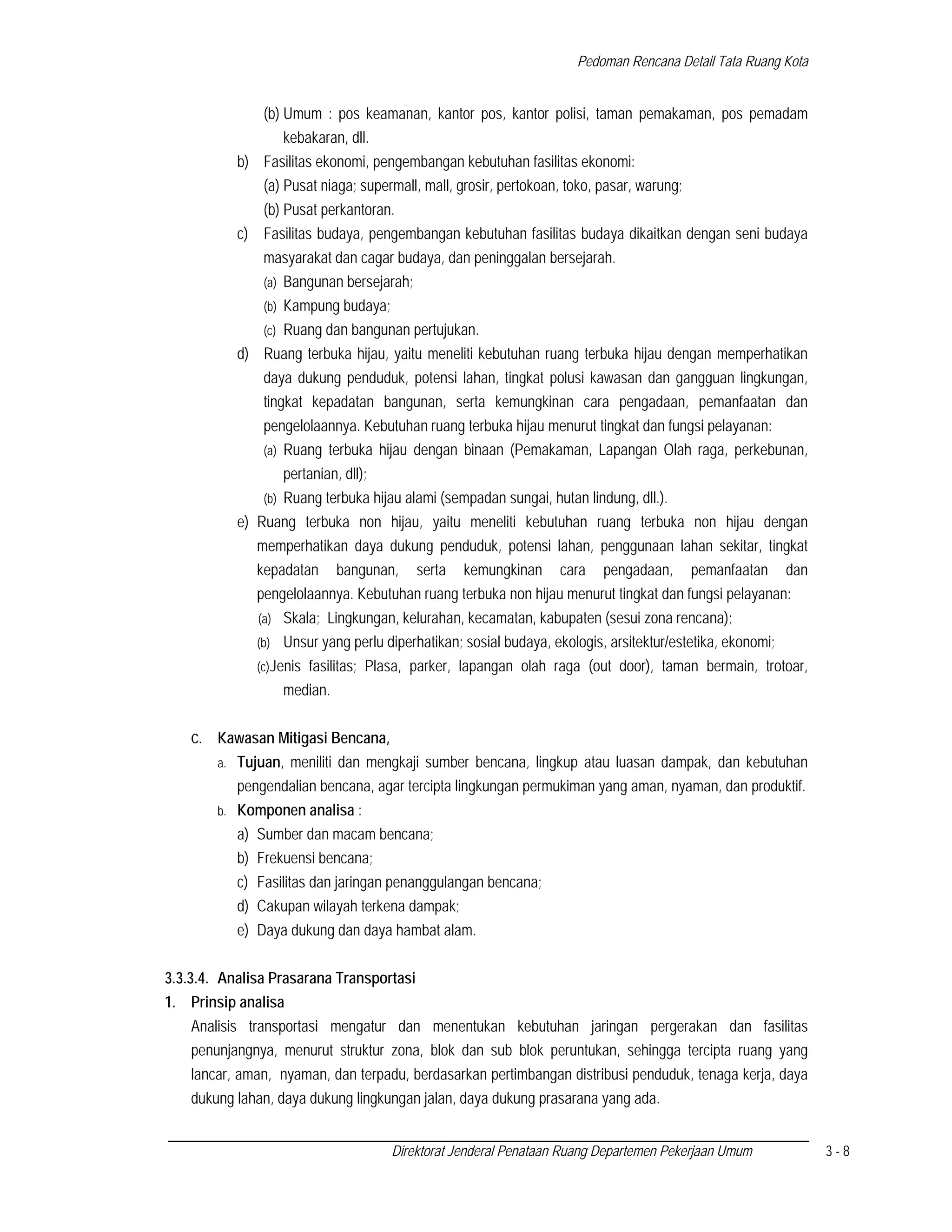 Pedoman penyusunan RDTR Kota | PDF