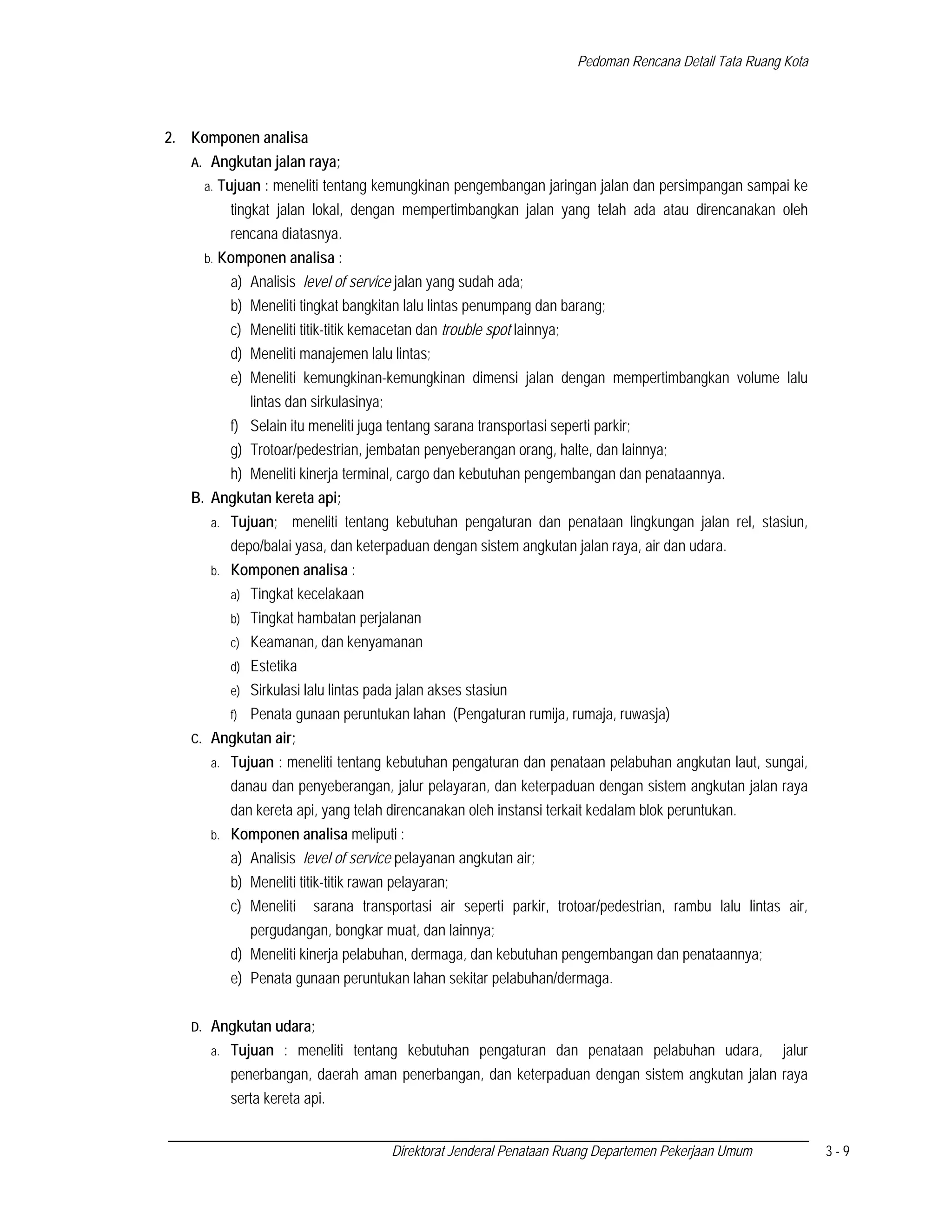 Pedoman penyusunan RDTR Kota | PDF