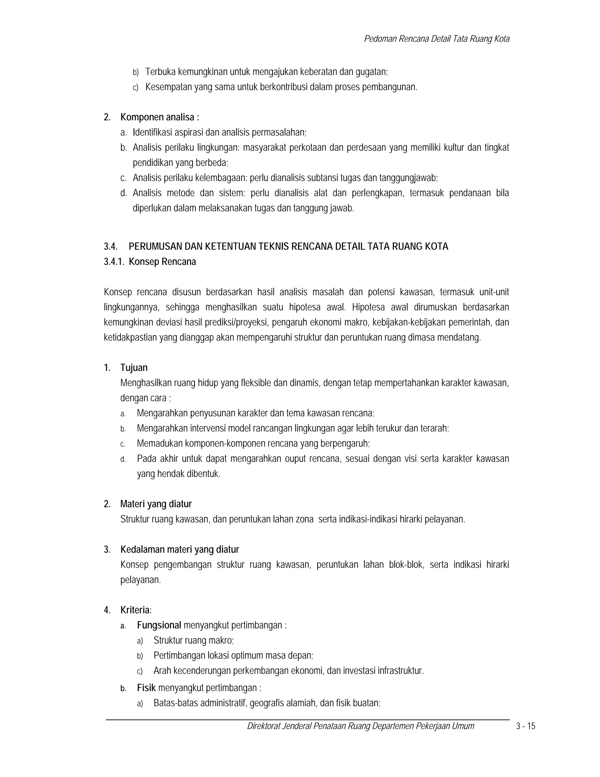 Pedoman penyusunan RDTR Kota | PDF