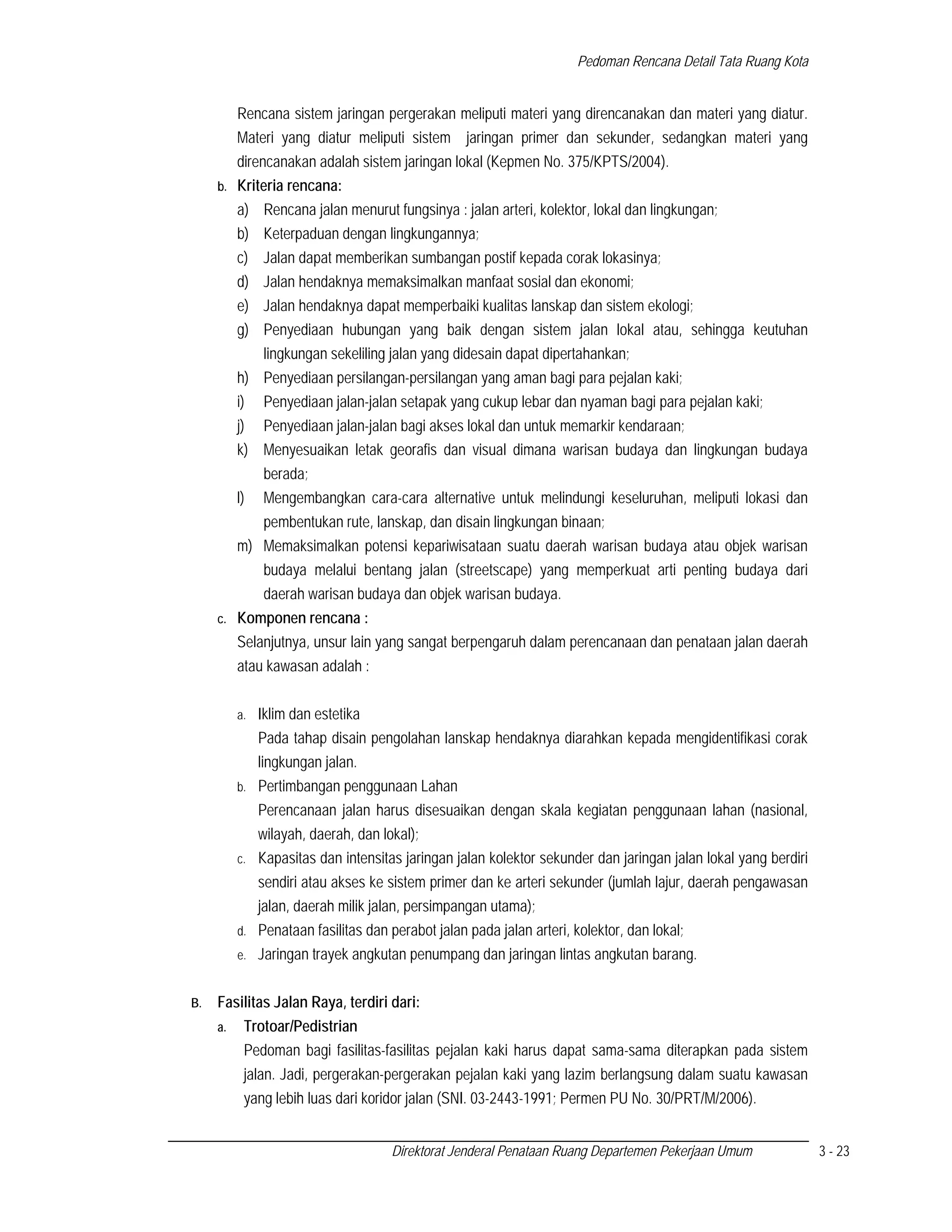 Pedoman penyusunan RDTR Kota | PDF