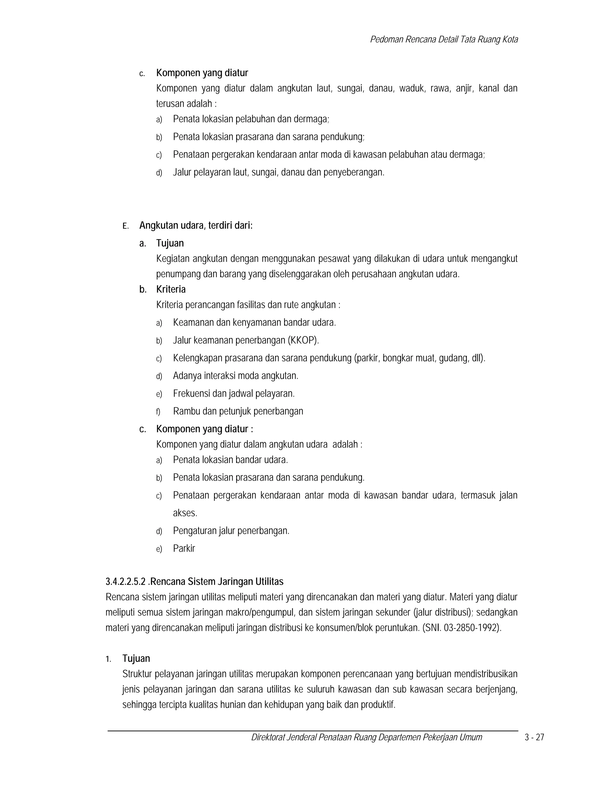 Pedoman penyusunan RDTR Kota | PDF