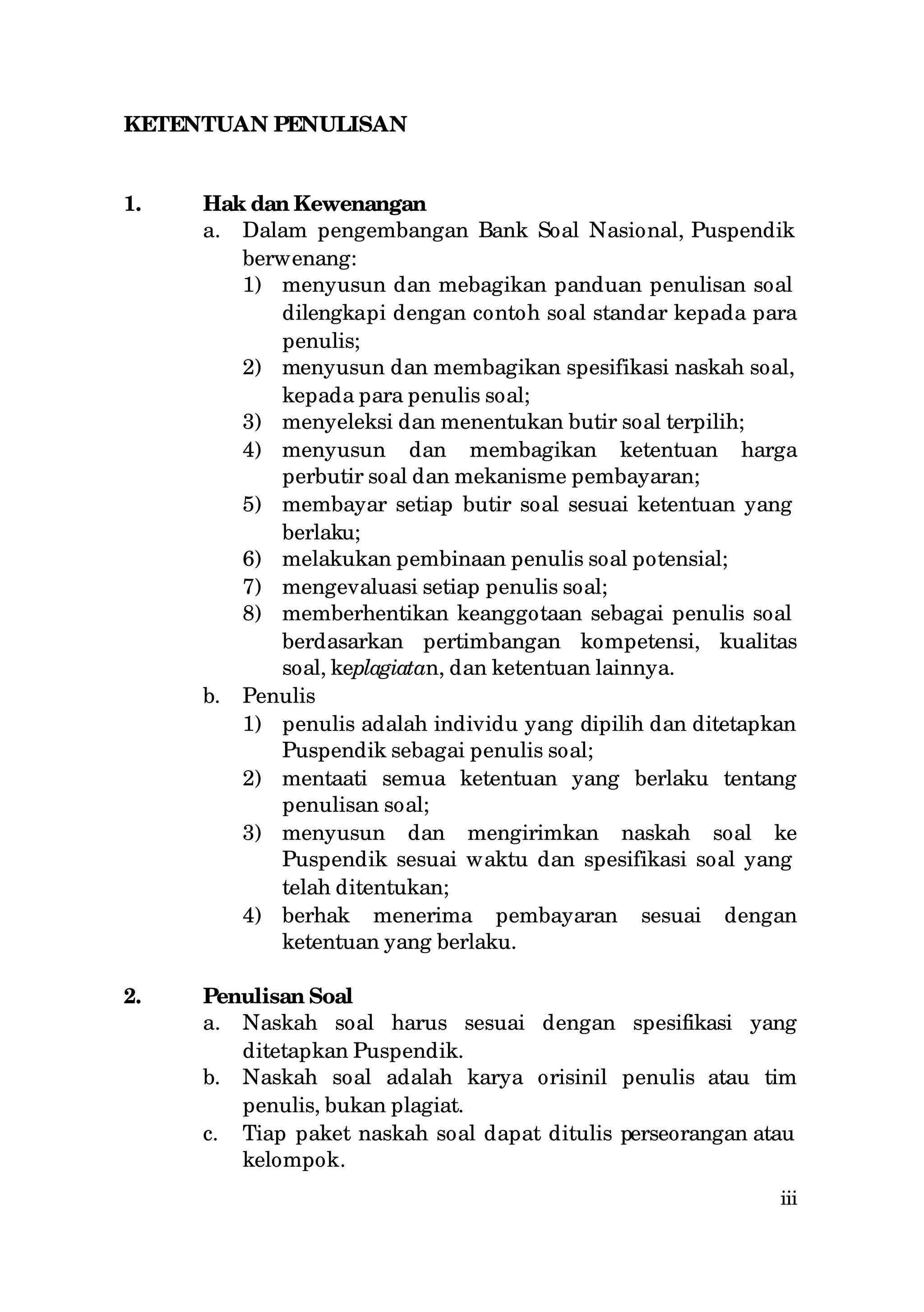 Pedoman penyusunan-soal-pilihan-ganda11-libre | PDF