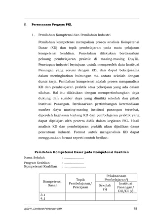 Pedoman pkl-smk | DOC