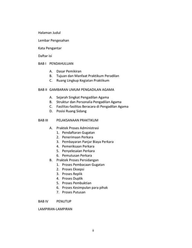 BUKU PANDUAN: Pedoman Praktikum Peradilan | PDF