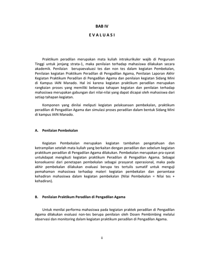 BUKU PANDUAN: Pedoman Praktikum Peradilan | PDF