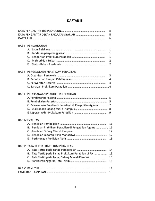 BUKU PANDUAN: Pedoman Praktikum Peradilan | PDF