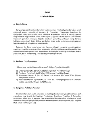 BUKU PANDUAN: Pedoman Praktikum Peradilan | PDF