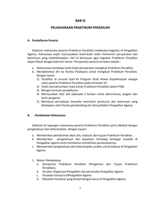 BUKU PANDUAN: Pedoman Praktikum Peradilan | PDF