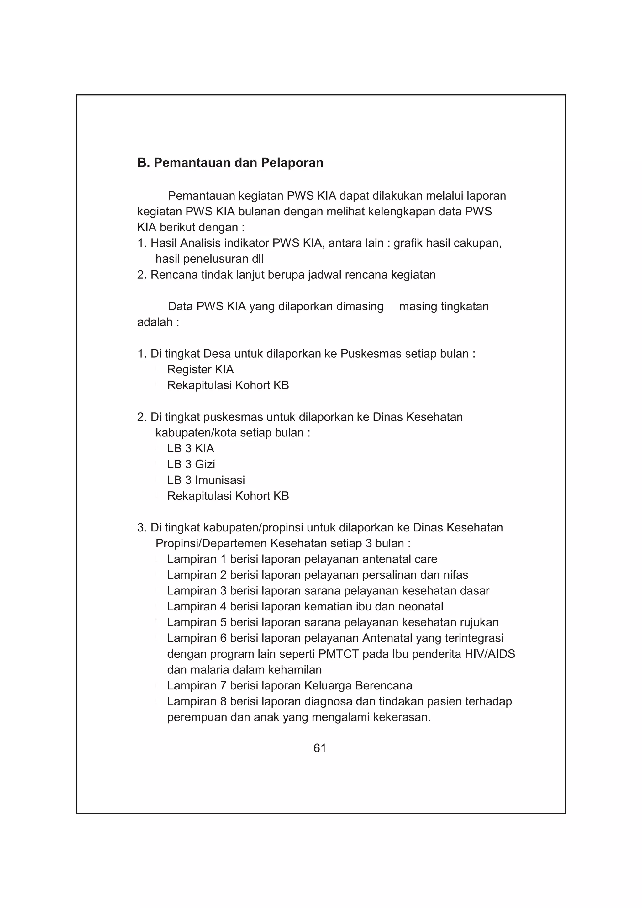 Pedoman PWS KIA | PDF