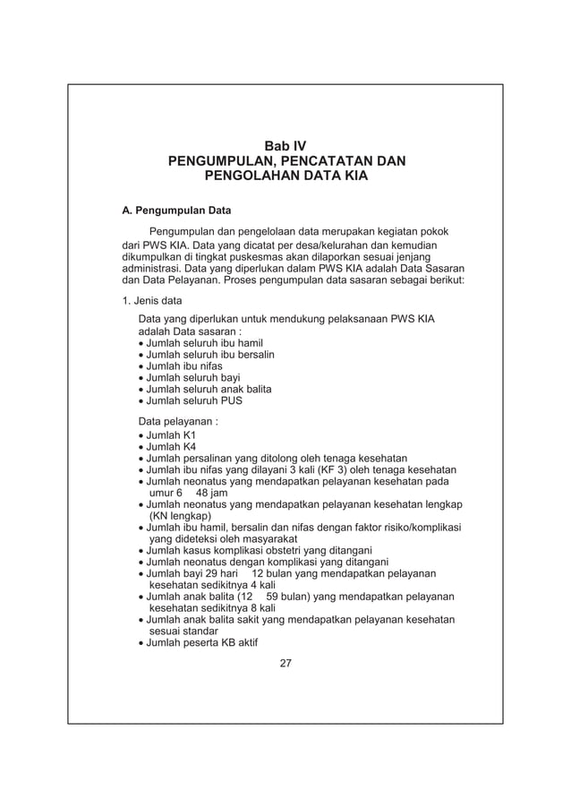 Pedoman PWS KIA | PDF